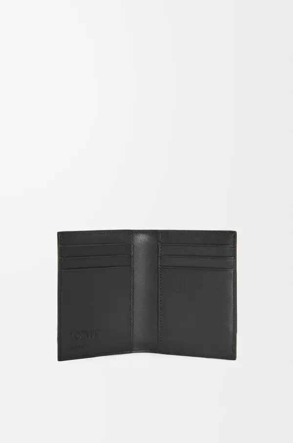 Loewe Puzzle Bifold Cardholder In Classic Leather Skin - Black