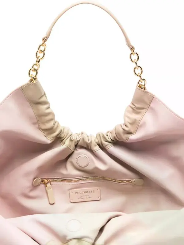 COCCINELLE Gathered Detail Tote Bag - Neutrals