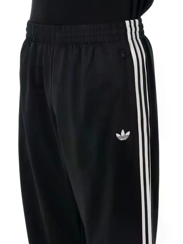 Adidas Firebird Logo-detail Track Pants - Black