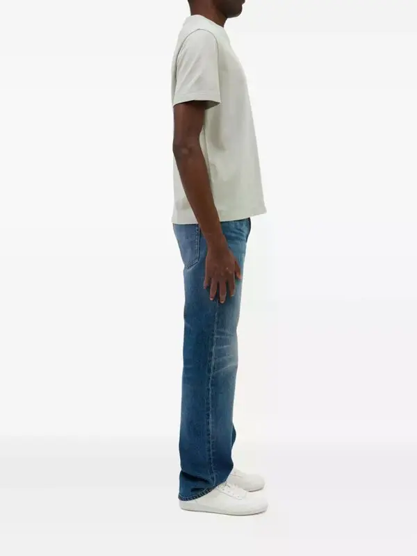 A.p.c. Logo-detail Short-sleeve T-shirt - Grey