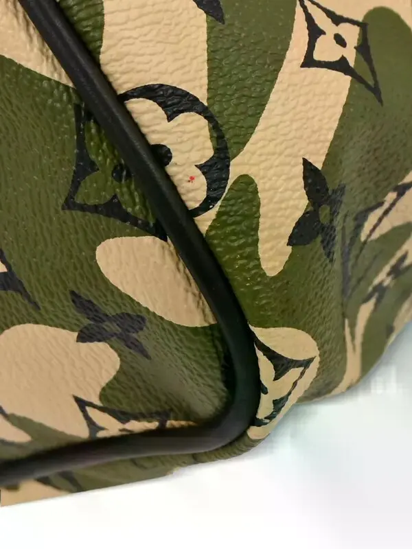 LOUIS VUITTON 2008 X Takashi Murakami 55 Keepall Bandouliere Travel Bag - Green