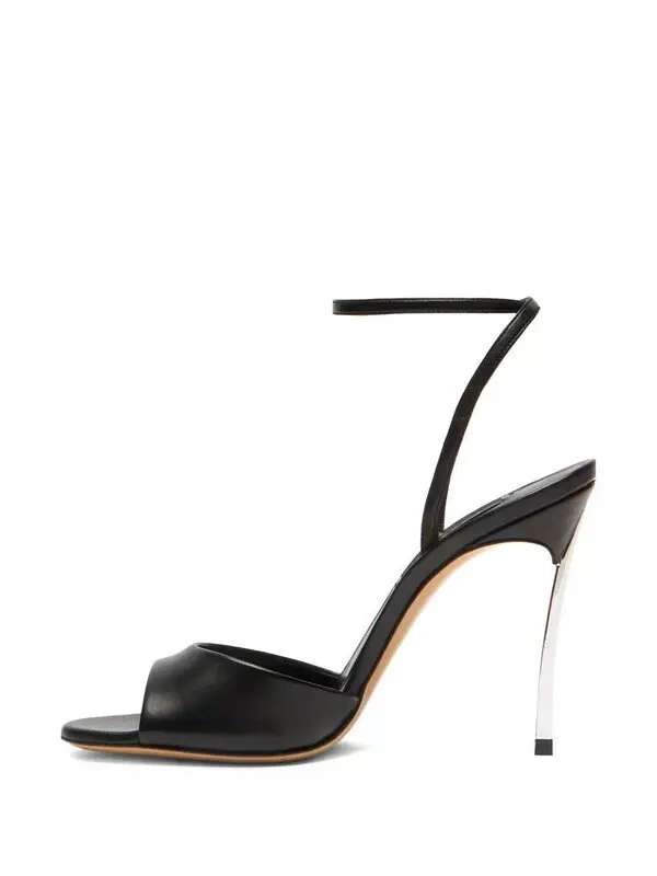 Casadei Heeled Sandals With Buckle Strap - Black