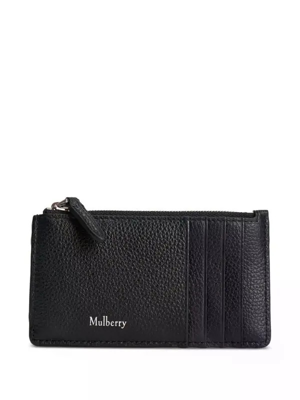 Mulberry Zipped Card Wallet - Black