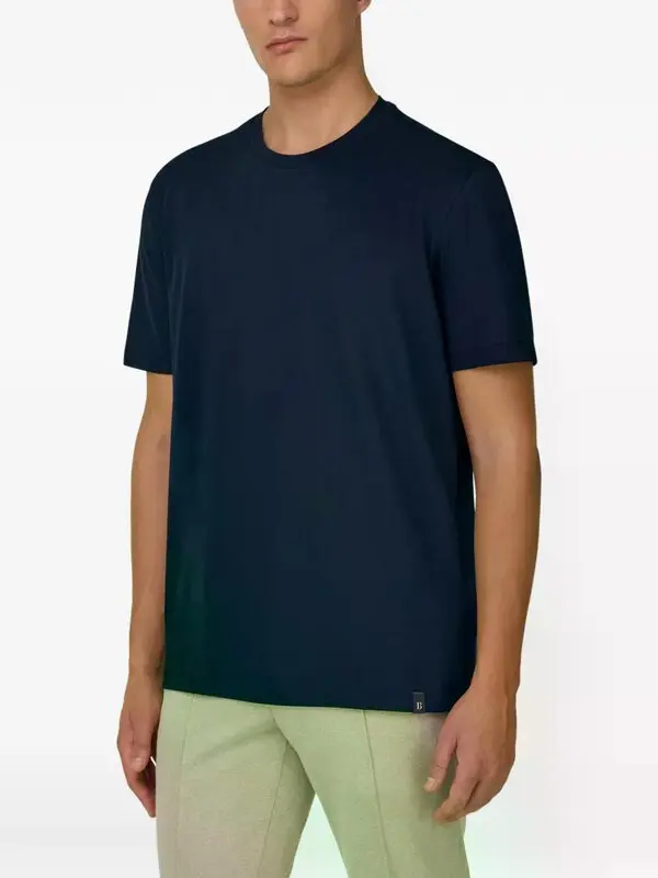 Boggi Milano Appliqué T-shirt - Blue