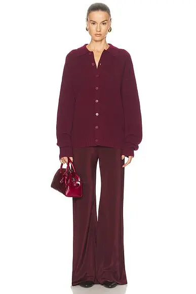 AYA MUSE X Revolve Relaxed Knit Button Up Sweater