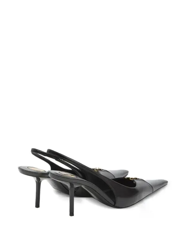 Saint Laurent Babylone Breteuil Slingback Pumps - Black