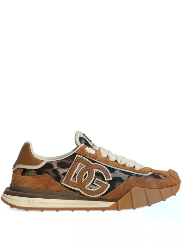 Dolce & Gabbana Logo Detail Sneakers - Brown