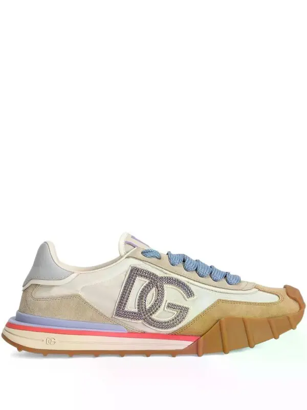 Dolce & Gabbana Logo-detail Sneakers - Neutrals