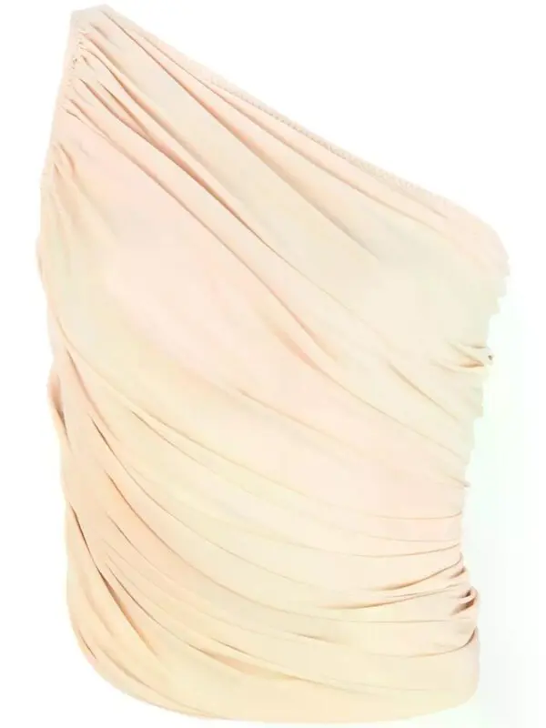 Norma Kamali Draped One-shoulder Top