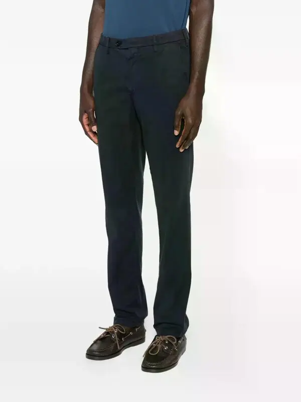 Canali Front-button Trousers - Blue
