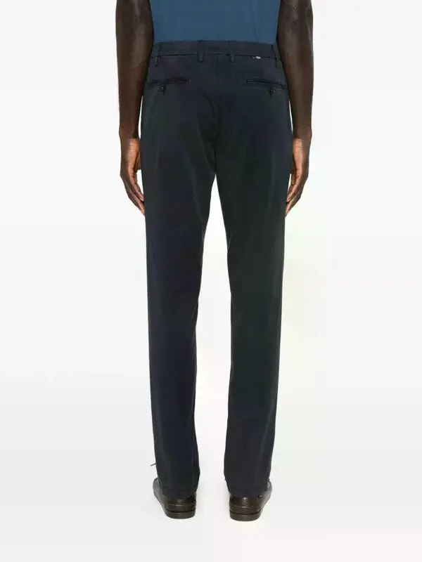 Canali Front-button Trousers - Blue