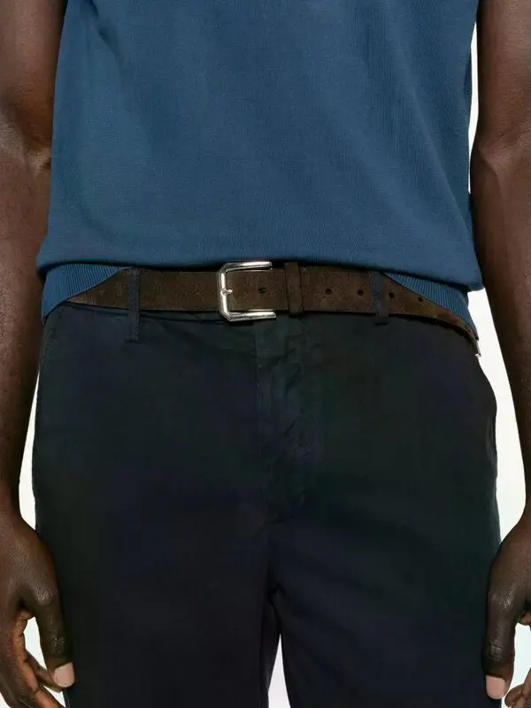Canali Front-button Trousers - Blue
