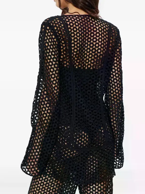 Cult Gaia Cut-out Long-sleeve Mini Dress