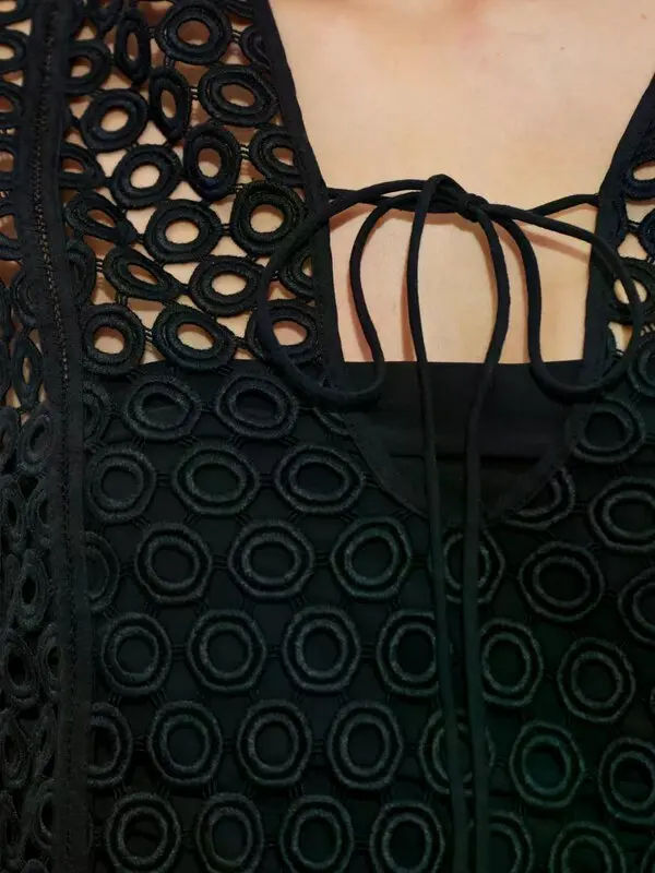 Cult Gaia Cut-out Long-sleeve Mini Dress