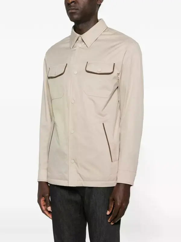 Canali Patch-pocket Jacket - Neutrals