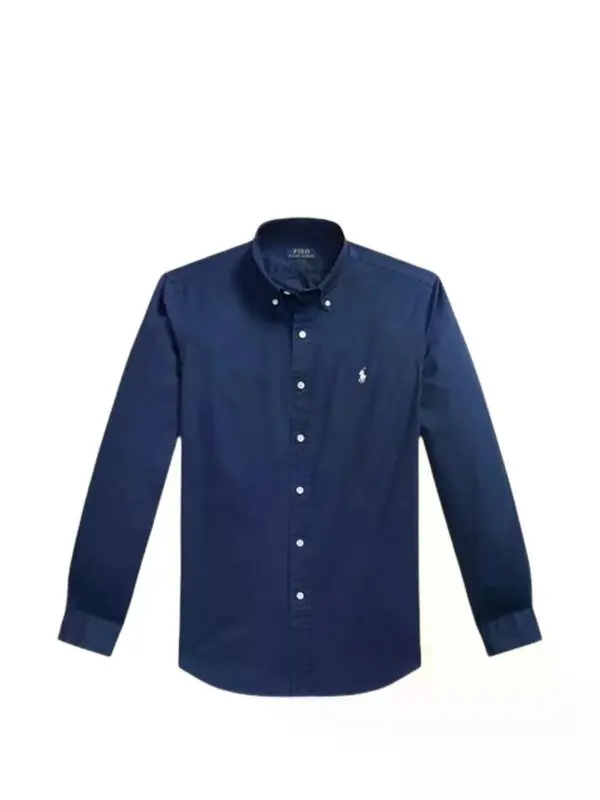 Polo Ralph Lauren Featherweight Logo-embroidered Button-down Cotton Shirt