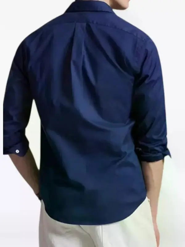 Polo Ralph Lauren Featherweight Logo-embroidered Button-down Cotton Shirt