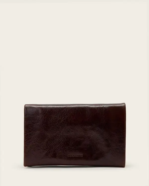 ALLSAINTS Harluna Leather Wallet - Brown