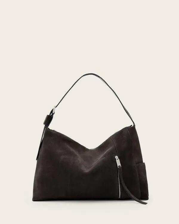 ALLSAINTS Alba Suede Shoulder Bag