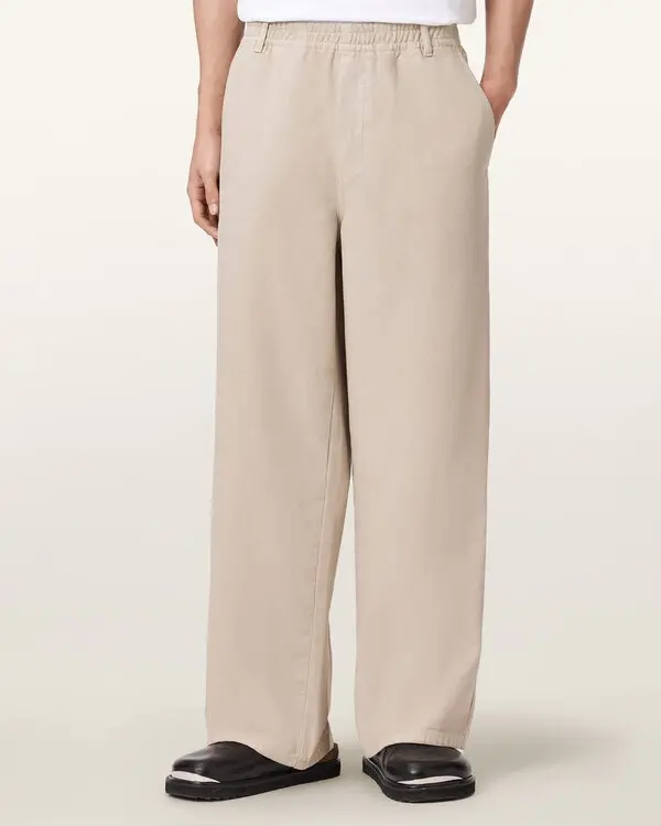 ALLSAINTS Sabbath Wide Leg Canvas Pants