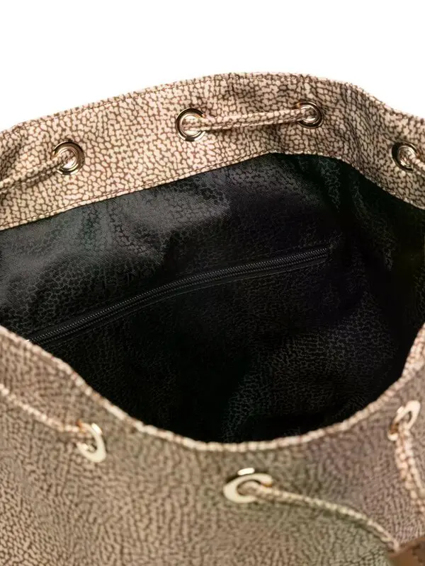 Borbonese Medium Eco Backpack - Neutrals