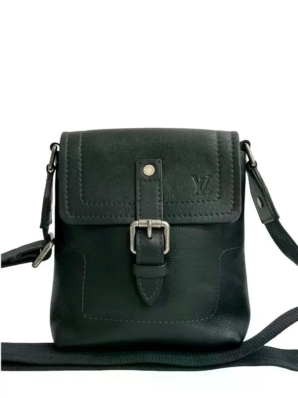 LOUIS VUITTON 2012 Utah Yuma Crossbody Bag - Black