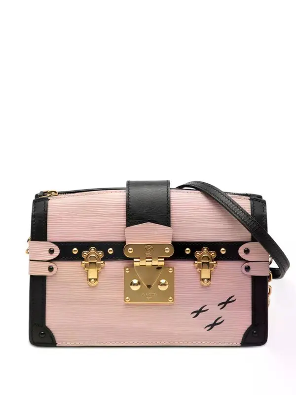 LOUIS VUITTON Epi Trunk Clutch Crossbody Bag - Black