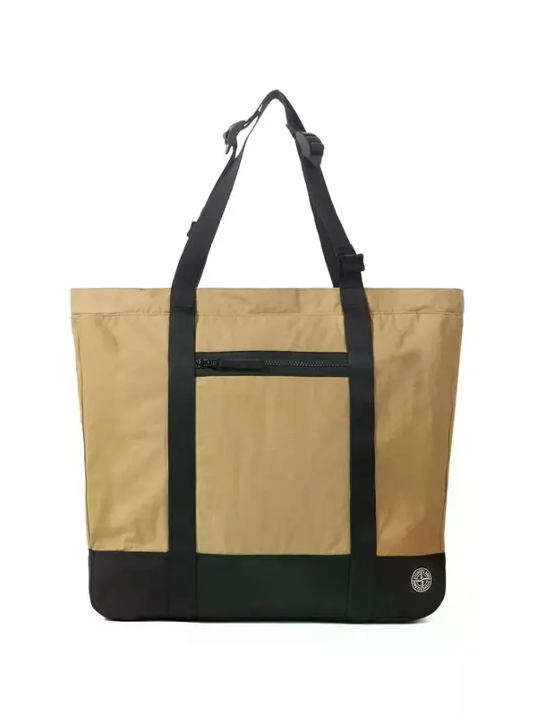 Stone Island Zip Tote Bag - Neutrals