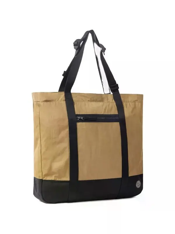 Stone Island Zip Tote Bag - Neutrals
