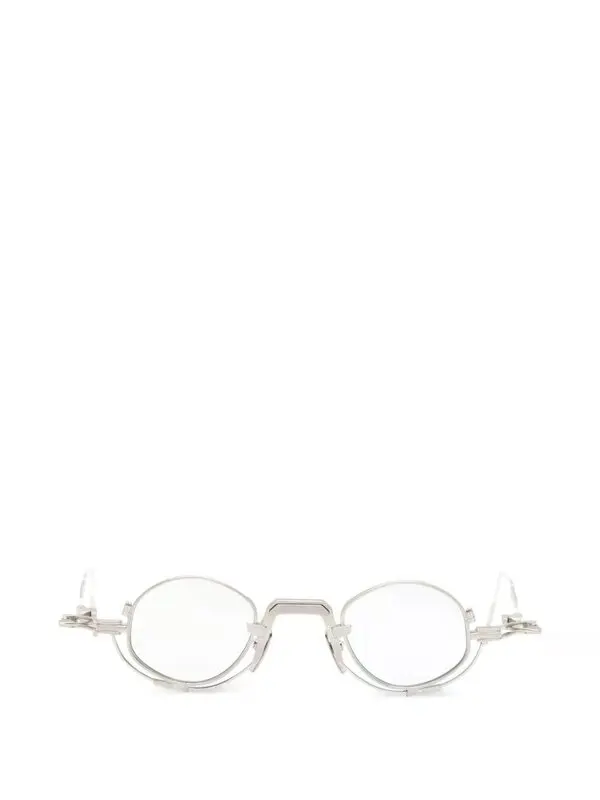 VOA COLLECTIVE Nivara Round-frame Sunglasses - Silver