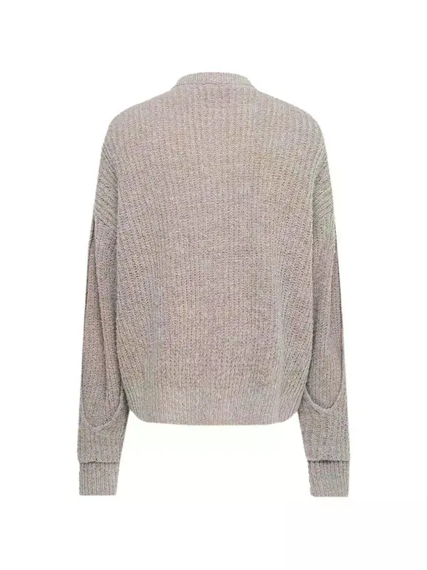 O.FILES Buttoned Interlaced Cardigan