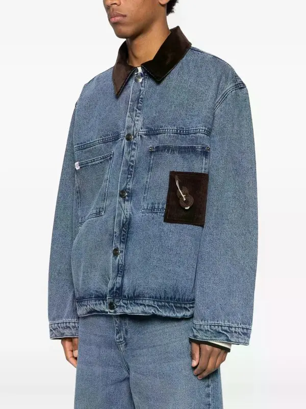 CHARLES JEFFREY Corduroy-collar Jacket