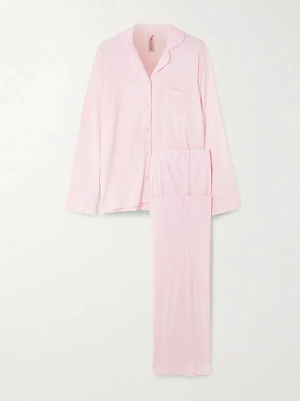 SKIMS Valentine's Day Long Sleep Set - Pink