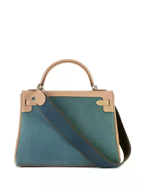 Hermès 32 Kelly Retourne Tote Bag - Blue