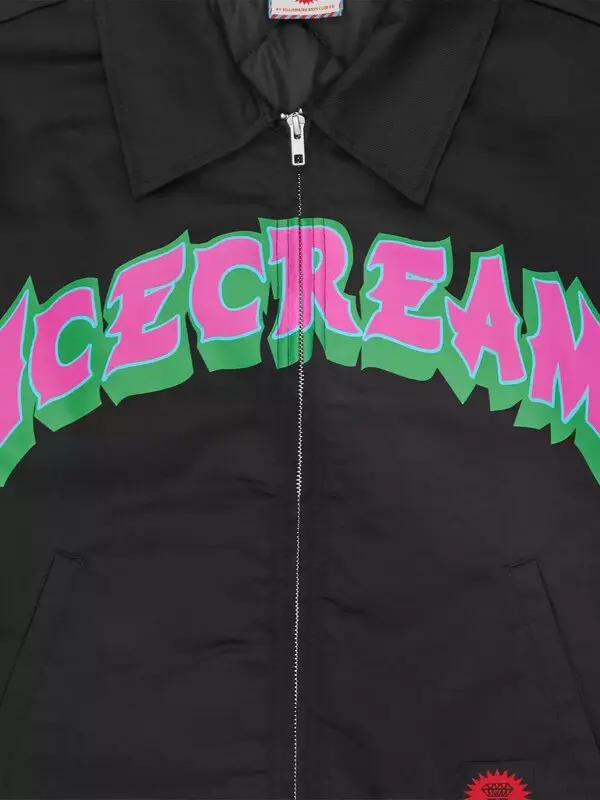 ICECREAM Pointed-collar Zip Jacket