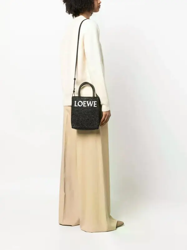 Loewe A5 Raffia Tote Bag