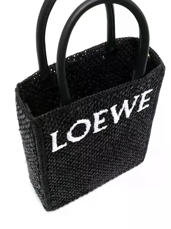 Loewe A5 Raffia Tote Bag