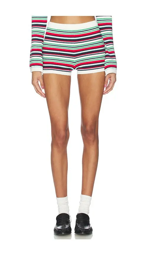 SEVEN WONDERS Xyla Knit Hot Shorts - Xyla Stripe