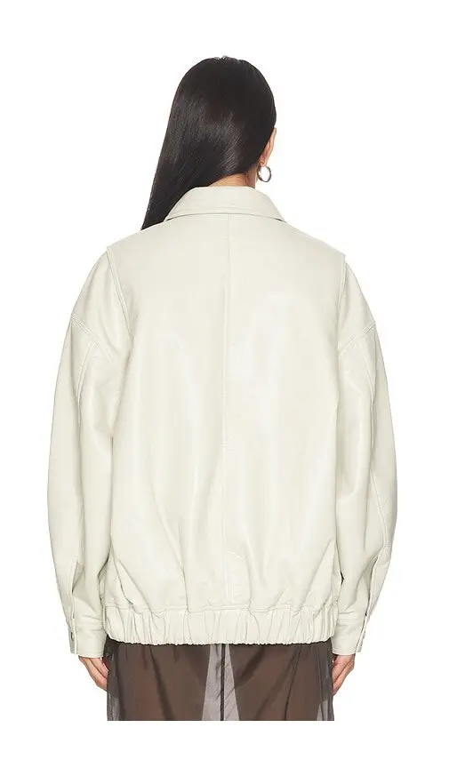 AGOLDE Aston Bomber Jacket - Buff