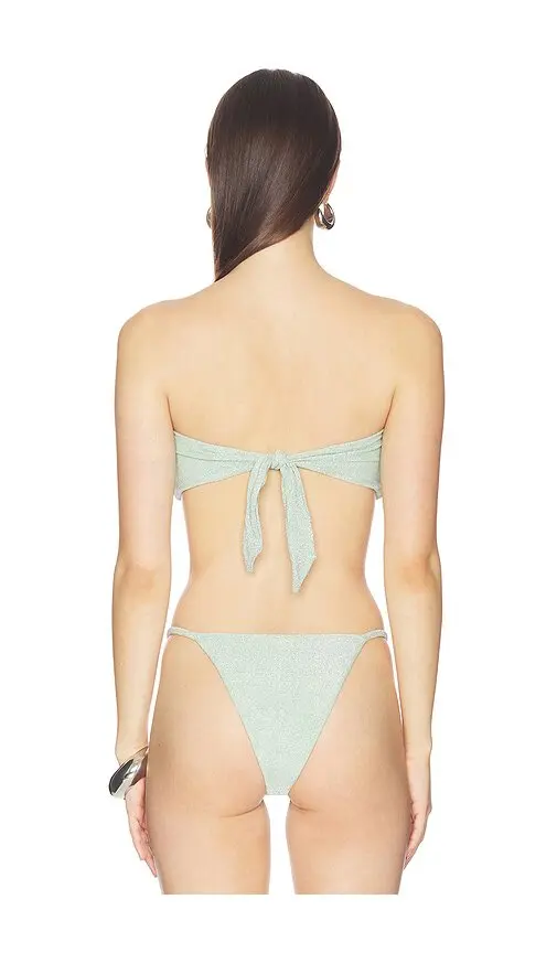 Devon Windsor Anto Bandeau Bikini Top - Spearmint