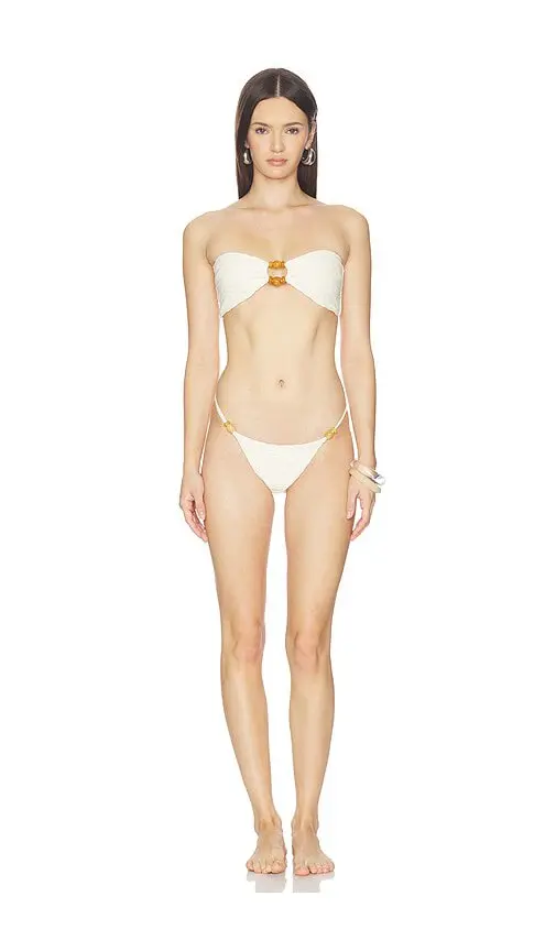 Devon Windsor Alina Bikini Bottom - Pebble