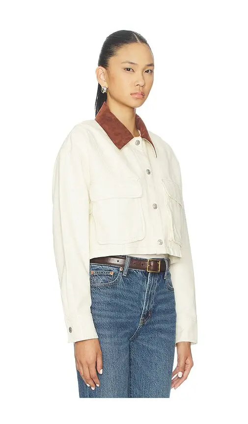 Free People X We The Free Martha Workwear Jacket - Tofu