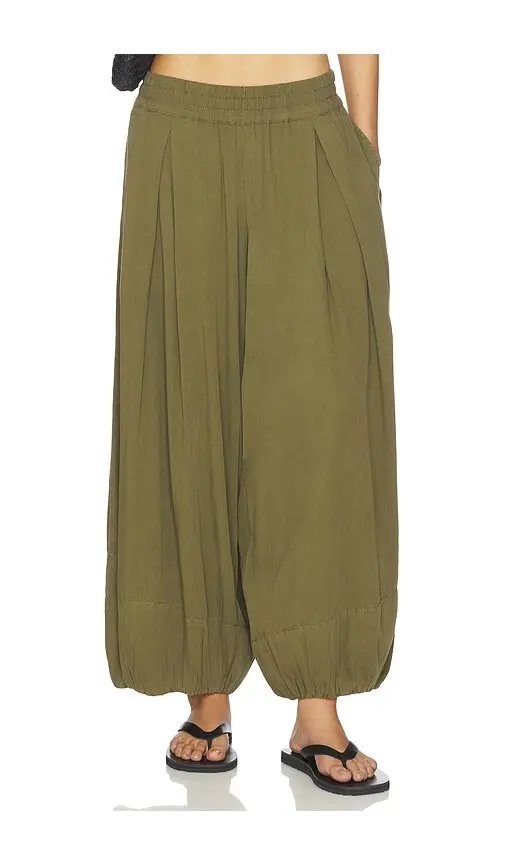 Free People Moonflower Ballon Pant - Sage