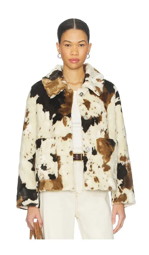 JAKKE Traci Faux Fur Jacket