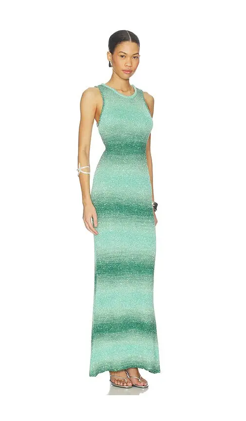 princess polly baby blue dress Mac Duggal Women's Embellished Mesh Fit & Flare Gown - Sapphire main image 1