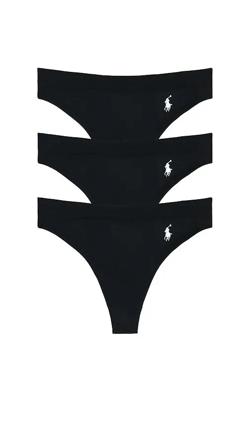 Polo Ralph Lauren Thong 3 Pack - Onyx Pack
