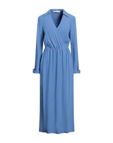 Liviana Conti Flared Midi Dress - Blue