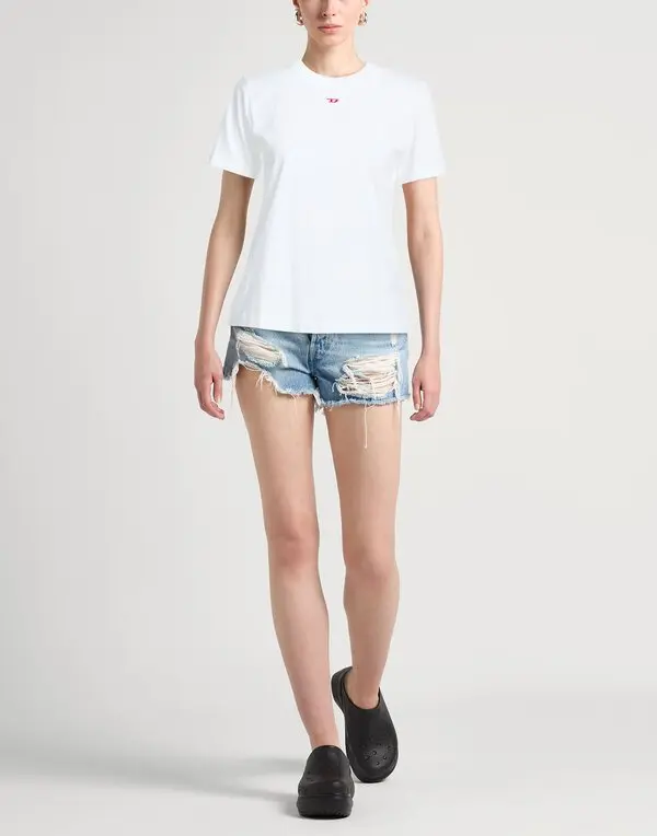 DIESEL® T-shirt With Embroidered Logo - White