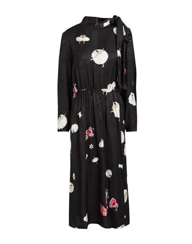 Paul & Joe Midi Flared Satin Dress