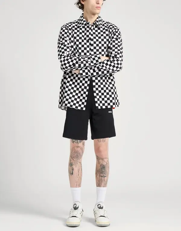 BARROW Cotton French Terry Shorts - Black